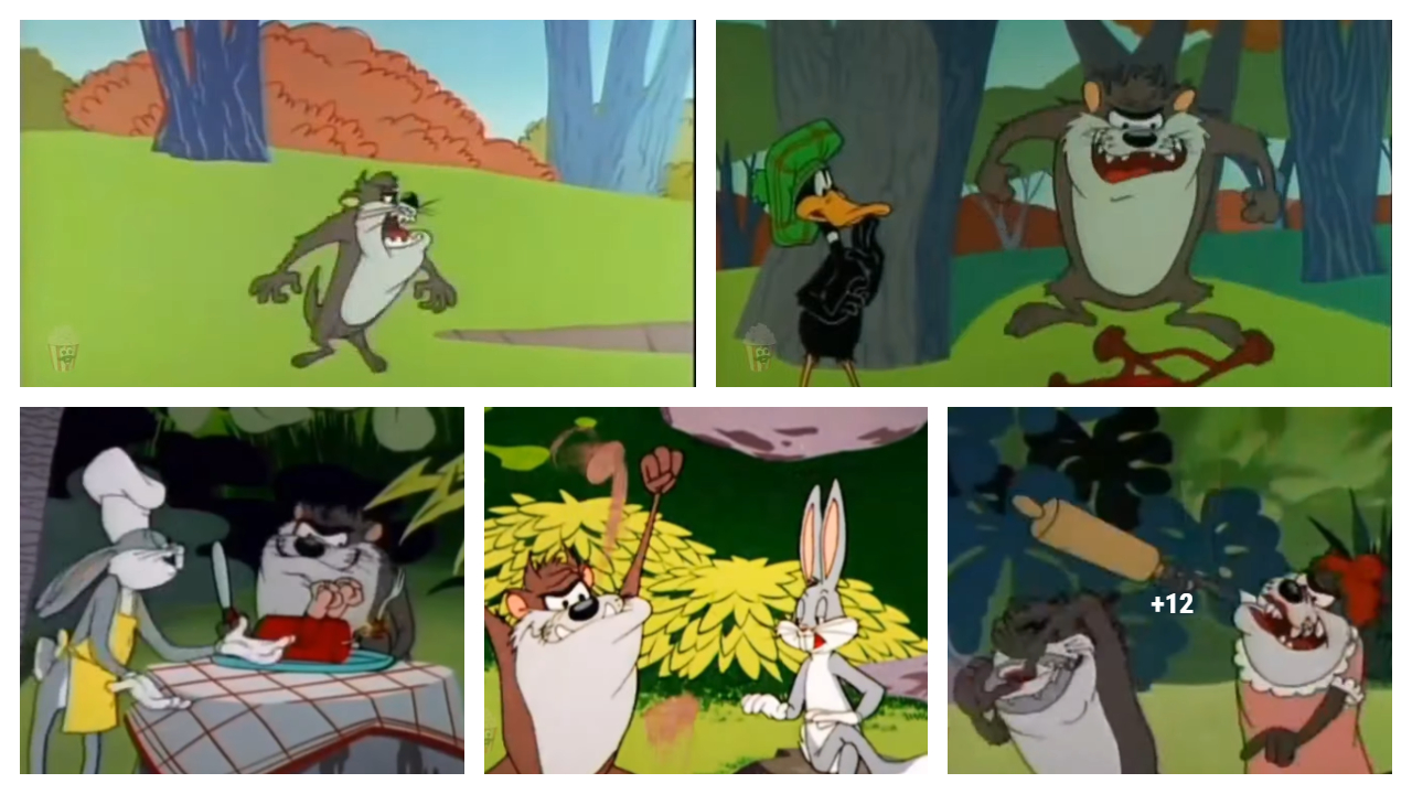 Taz the Tasmanian Devil Best Moments - Laugh to Earth